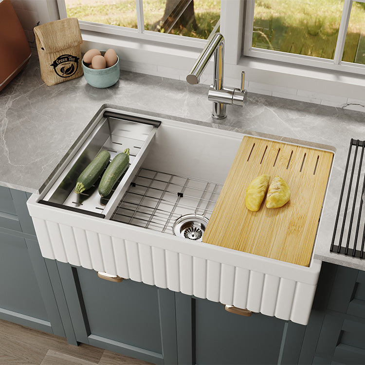33 Inch Farmhouse Sink | Fireclay OEM & Wholesale Supplier – SANIKB ...